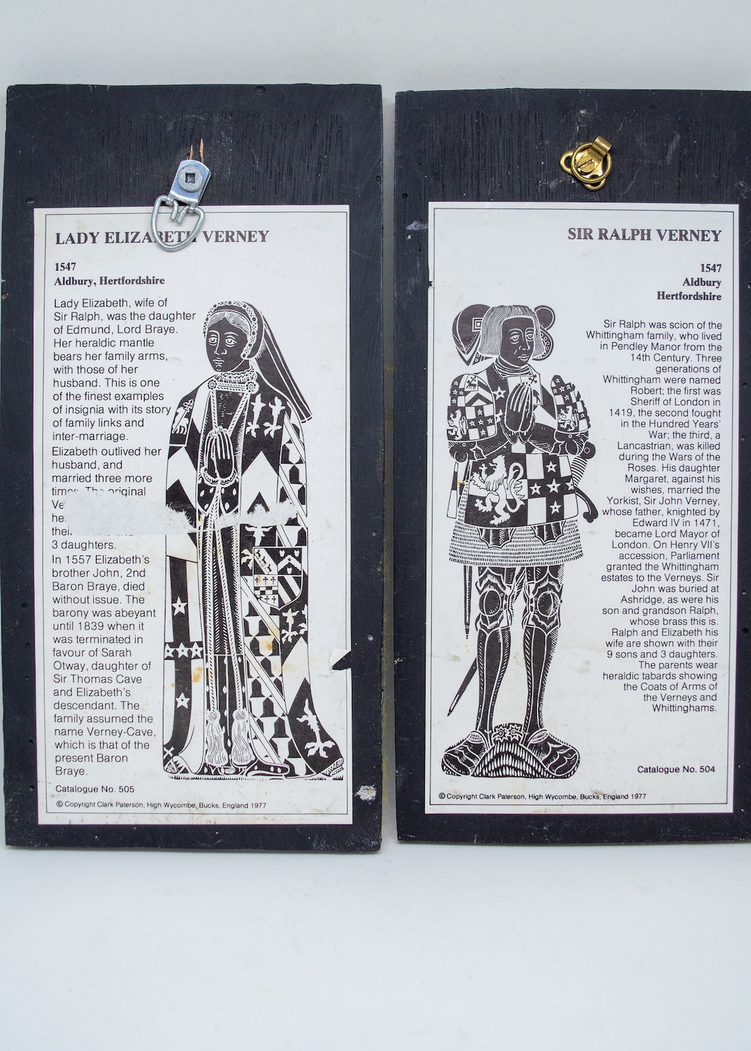 Set Sir Ralph Verney and Lady Elizabeth Verney Monumental - Etsy