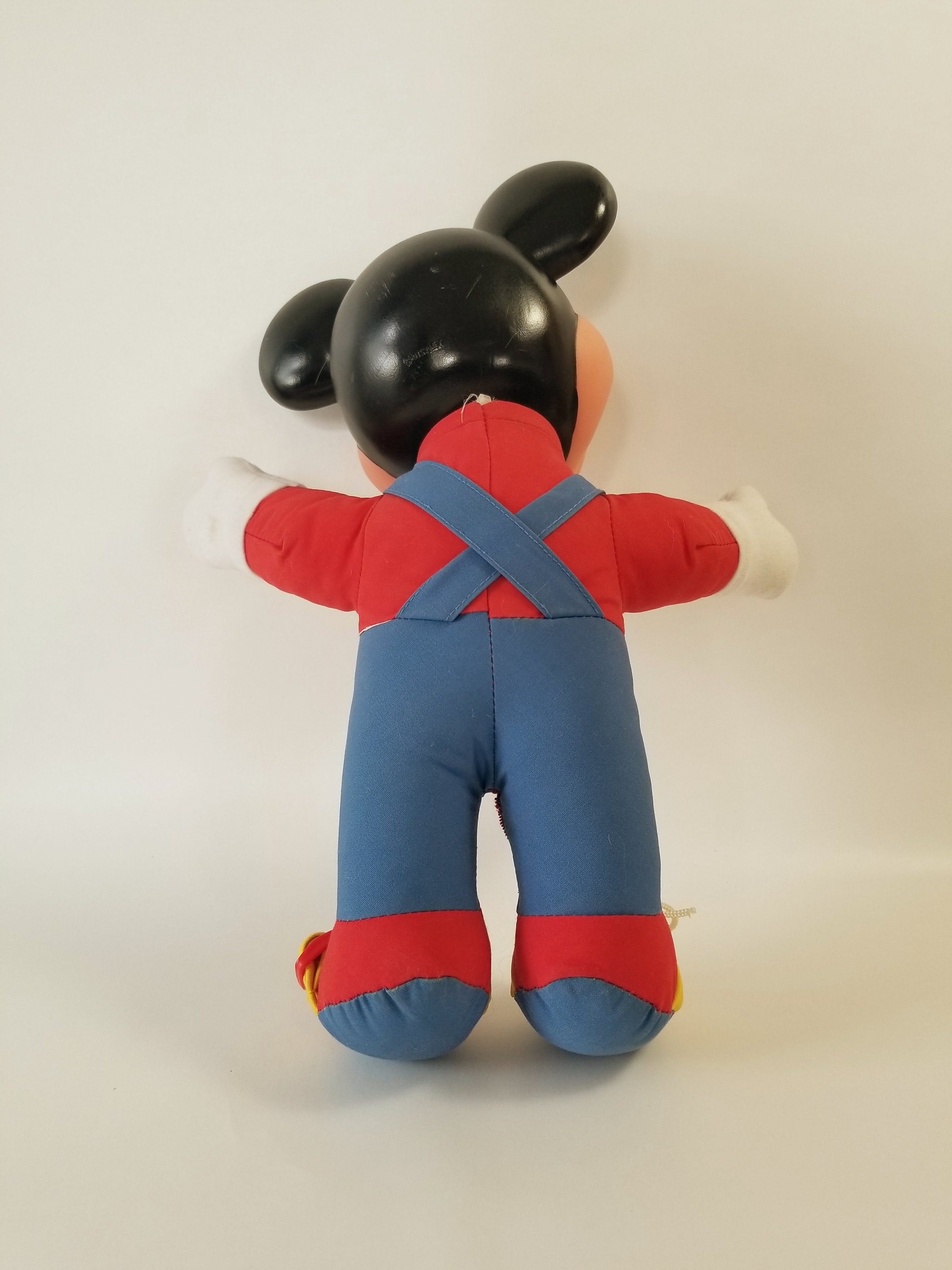 Mickey Mouse Learn to Dress Plush Stuffy Toy Vintage Walt - Etsy