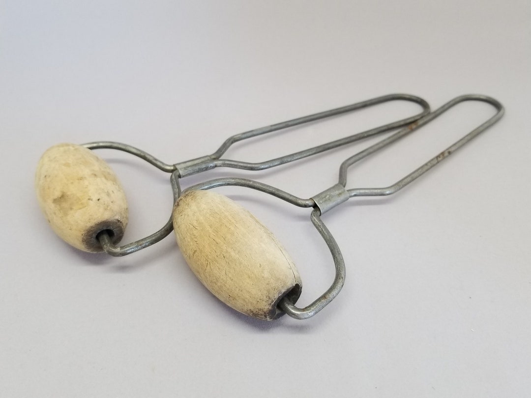 Kitchen Rollers Wood With Wire Handle 1930s Food Press - Etsy