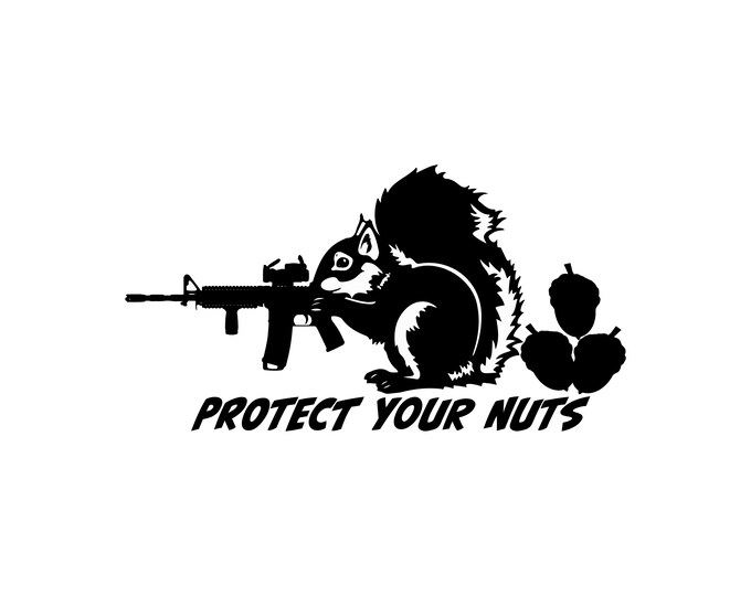 Protect Your Nuts Vinyl Decal - Etsy