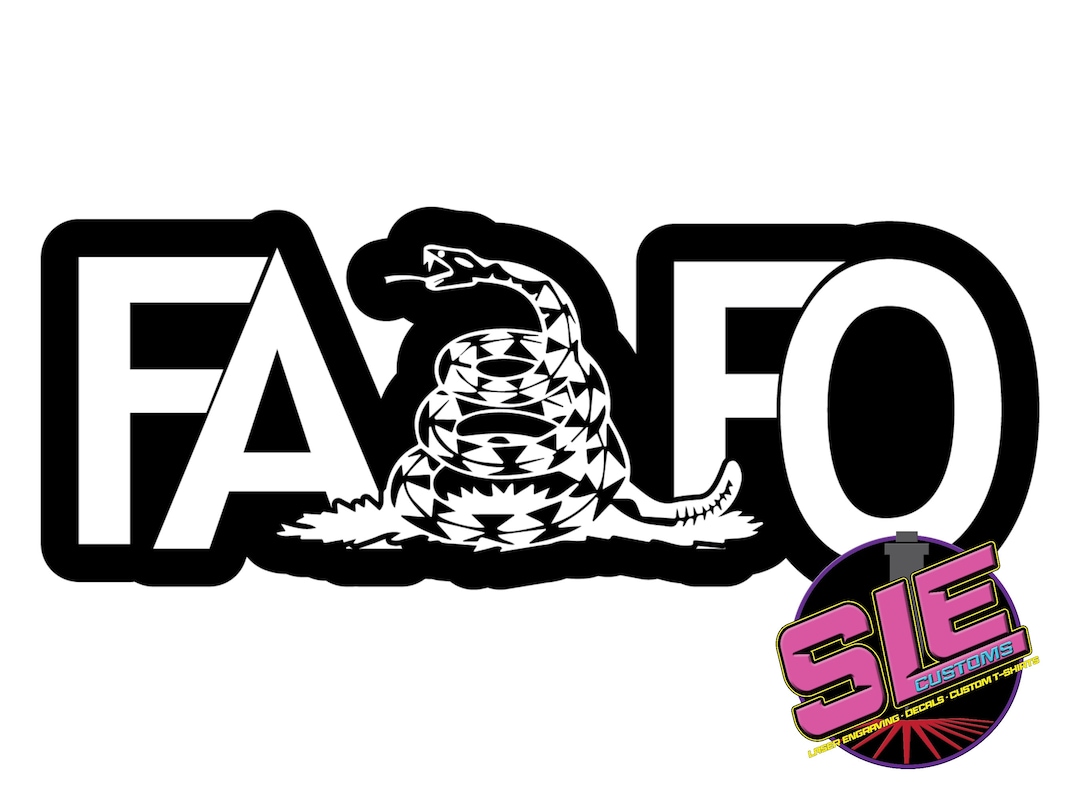 FAFO f Around and Find Out Decal - Etsy
