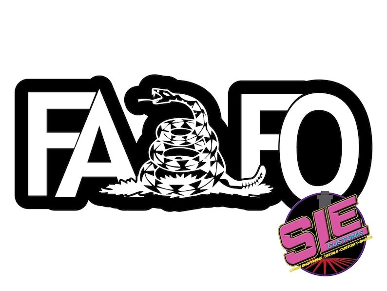 FAFO f Around and Find Out Decal - Etsy