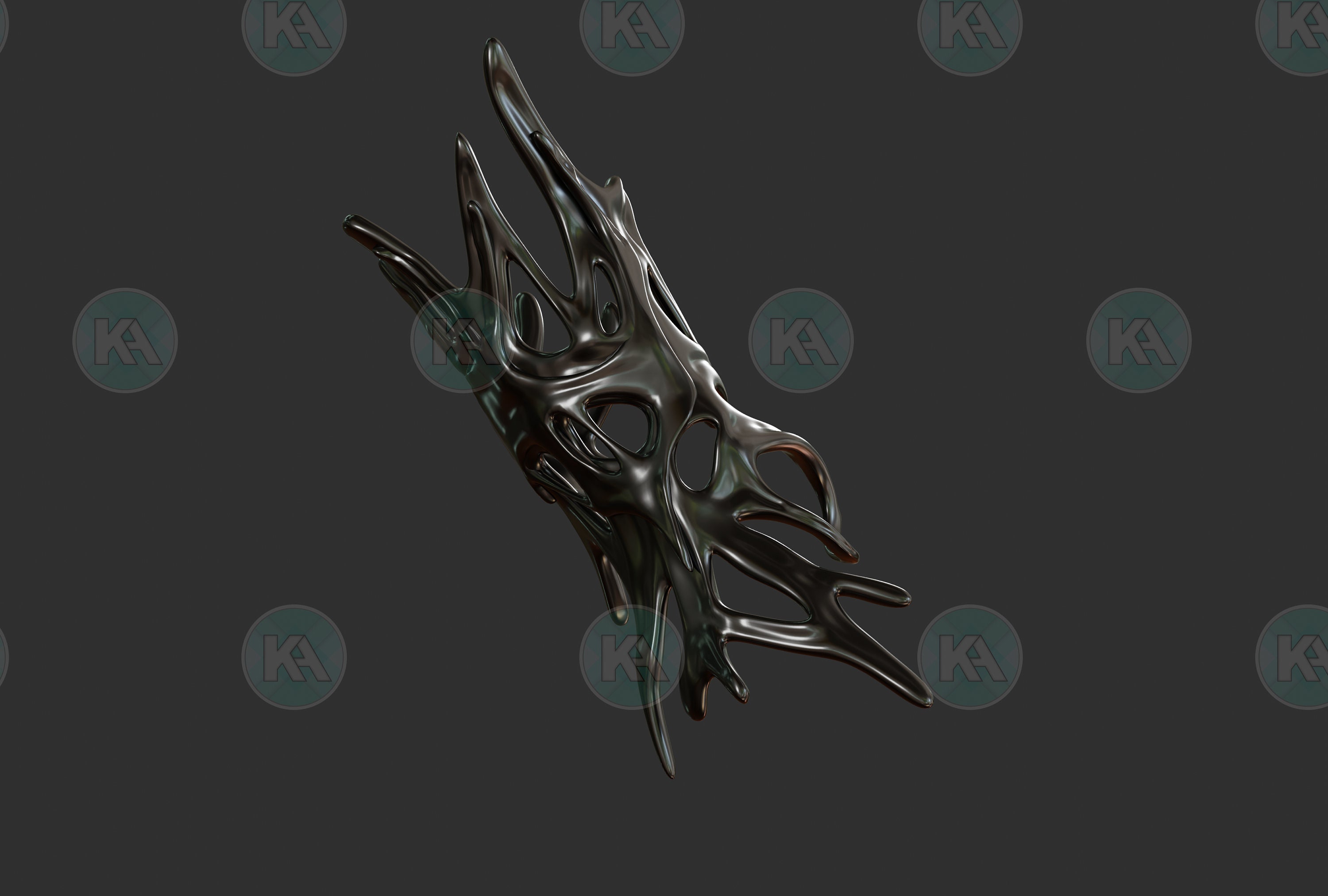 Symbiote Gauntlet 3D Print Model Only - Etsy