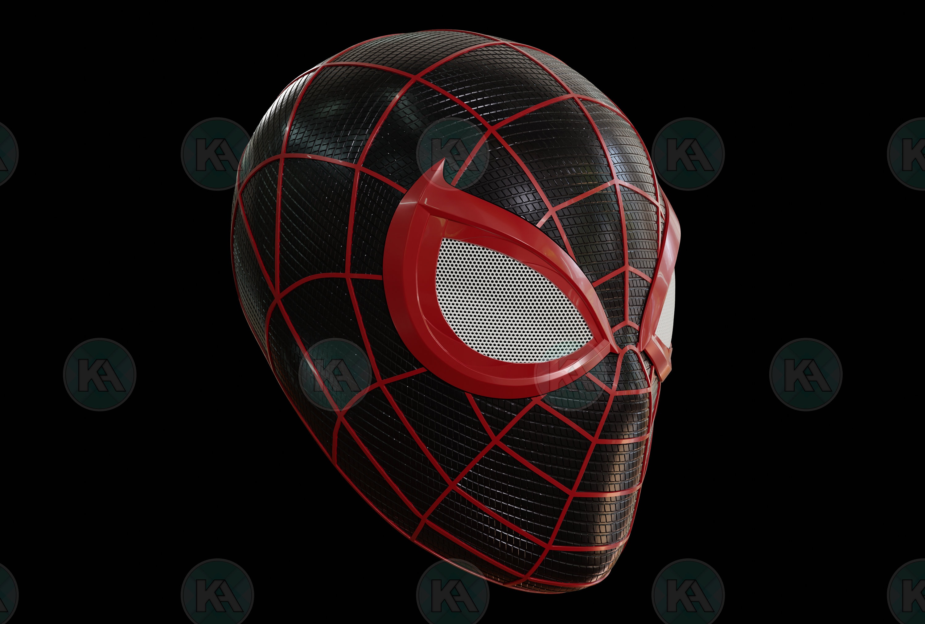 Upgraded Miles Helmet (insomniac Inspired) 3D Print Model Only - Etsy
