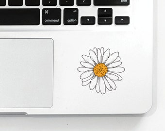 Waterproof Daisy Stickers - Etsy