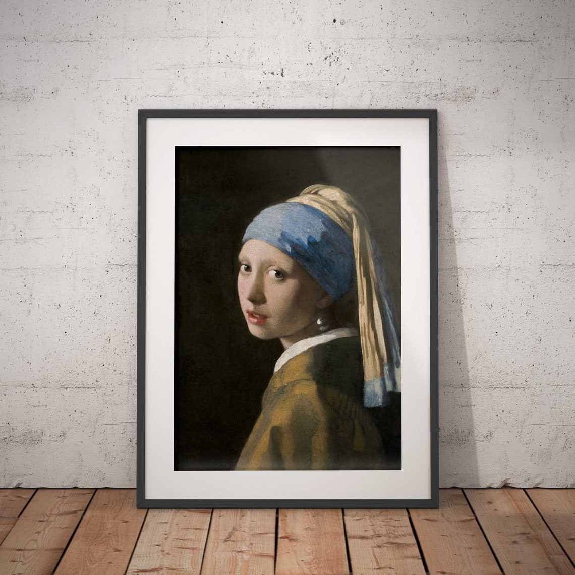 Girl With A Pearl Earring by Johannes Vermeer Print Wall Art - Etsy