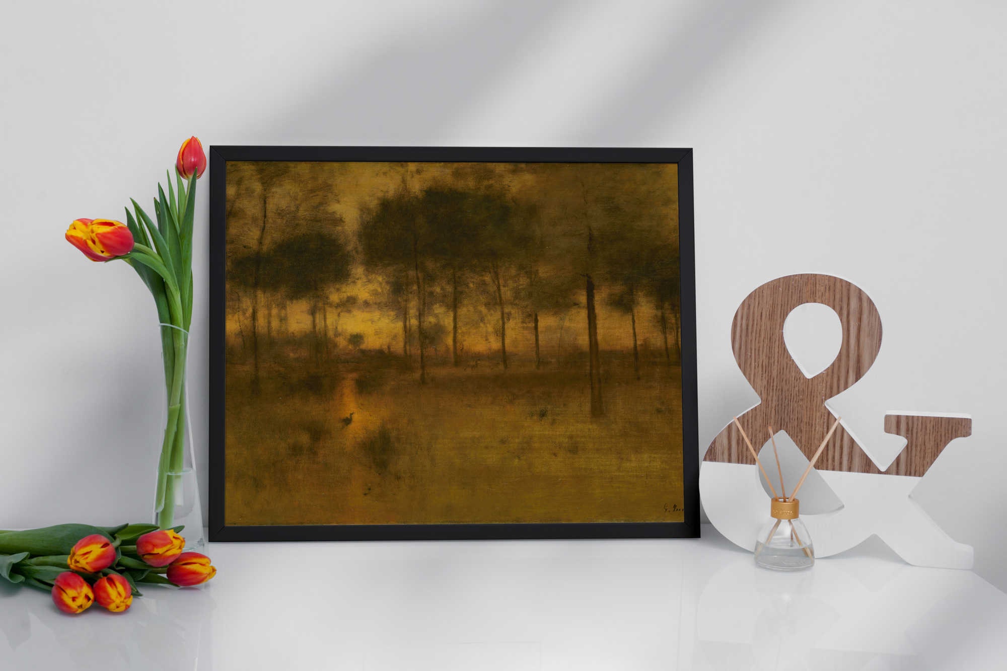 The Home of the Heron by George Inness Fine Art Wall Print - Etsy