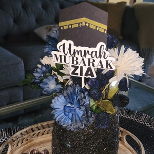 Umrah Mubarak Topper, Cake Topper, Umrah Cake Topper, Personalized ...
