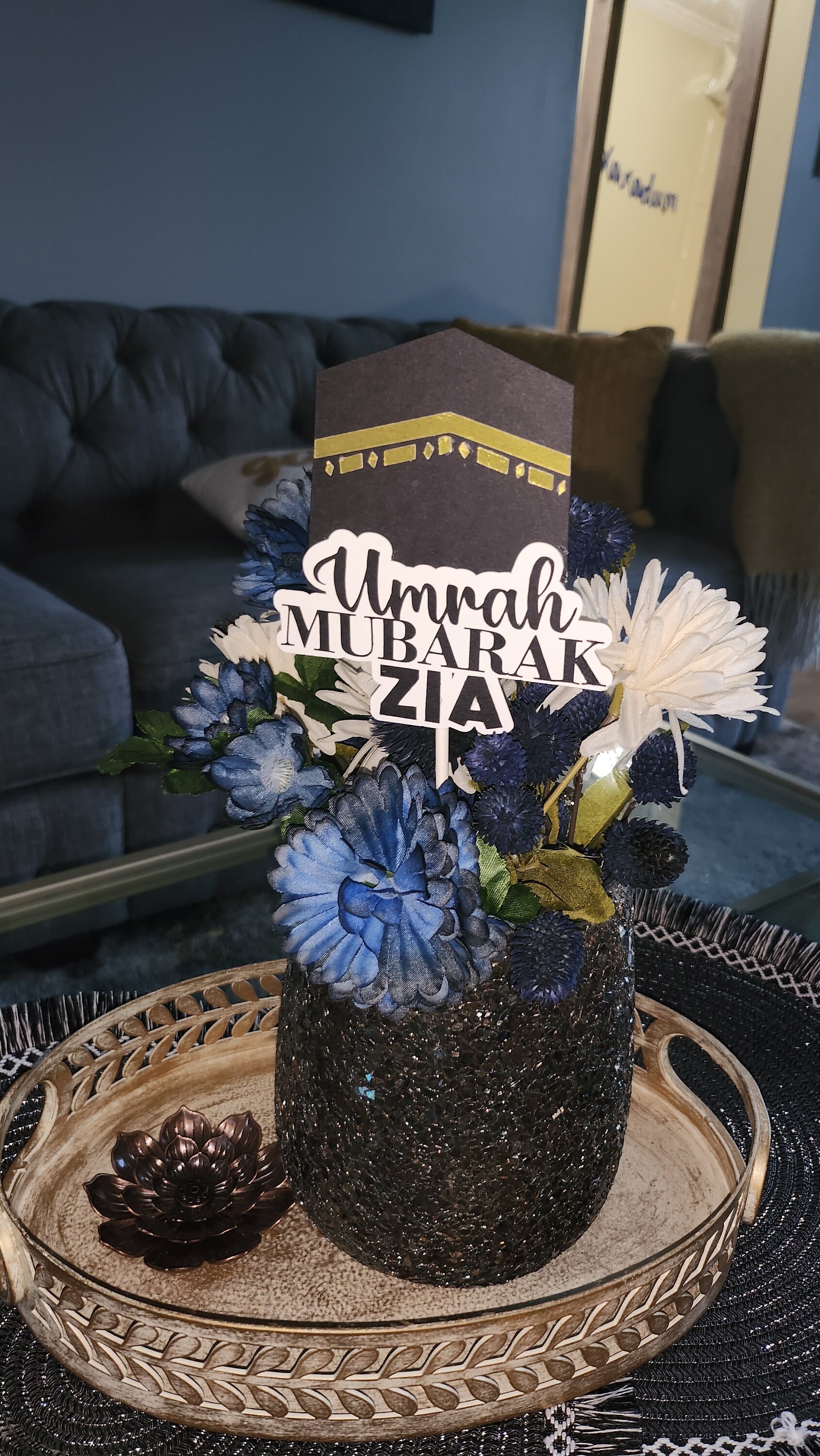 Umrah Mubarak Topper, Cake Topper, Umrah Cake Topper, Personalized ...