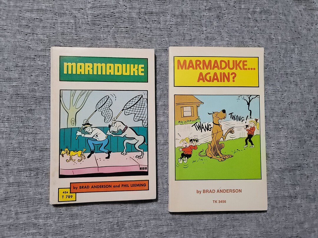 Marmaduke Comic Strip Books - Brad Anderson - Etsy