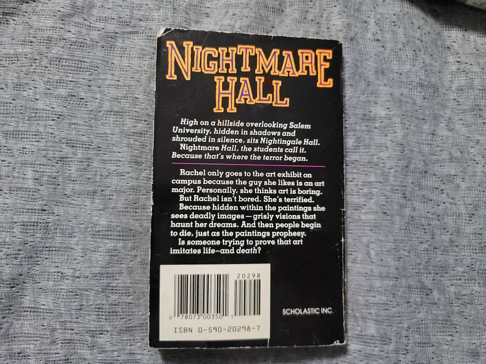 Nightmare Hall Books Diane Hoh - Etsy