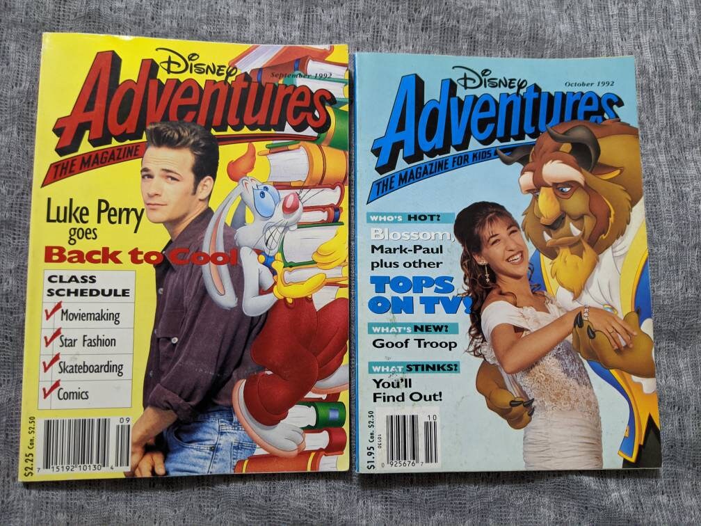 Vintage Disney Adventures Magazines 1992-1993 Joey Lawrence, Macaulay ...