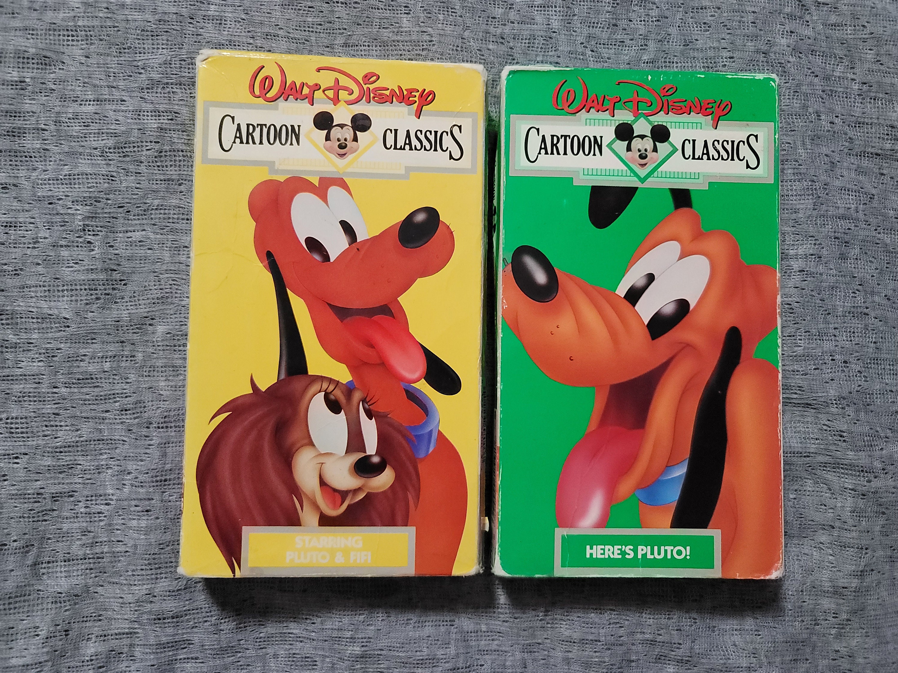 Walt Disney Cartoon Classics Pluto Vintage VHS Movies - Etsy