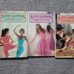 Satin Slippers 1980s Ballet Book Series Elizabeth Bernard - Etsy