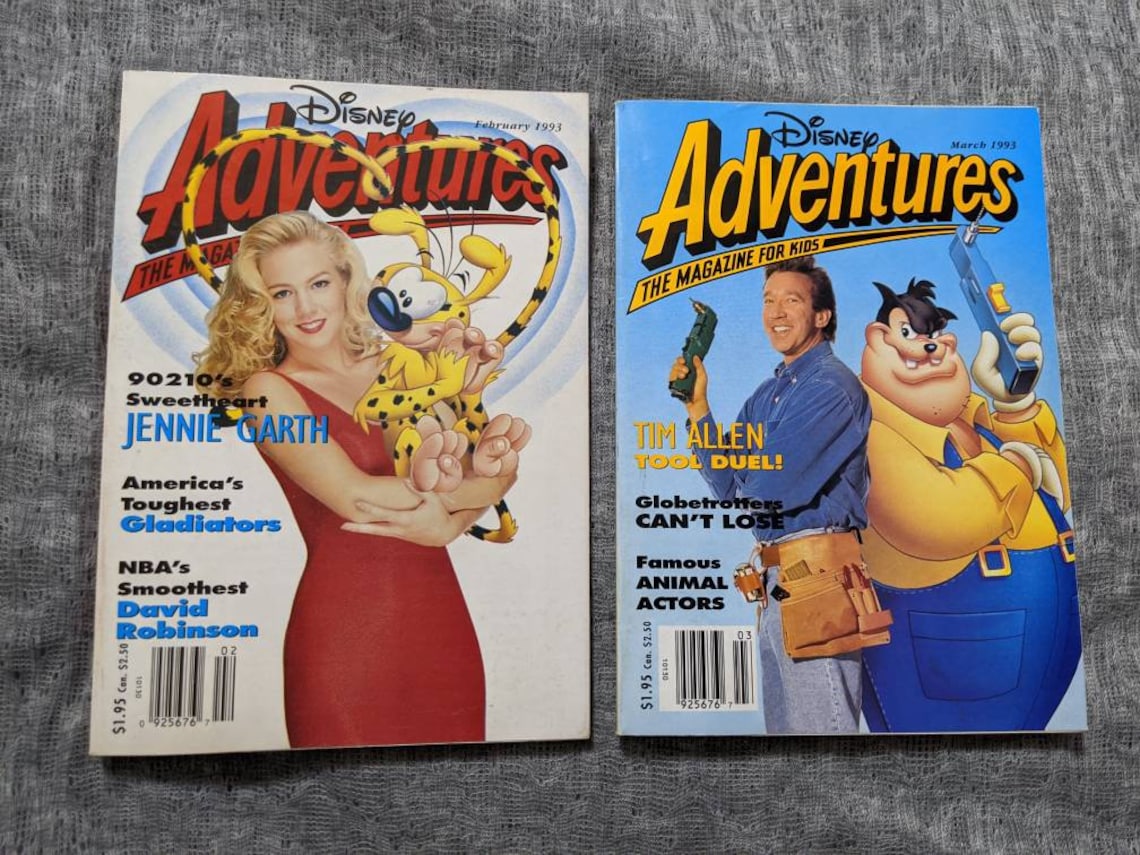 Vintage Disney Adventures Magazines 1992-1993 Joey Lawrence, Macaulay ...