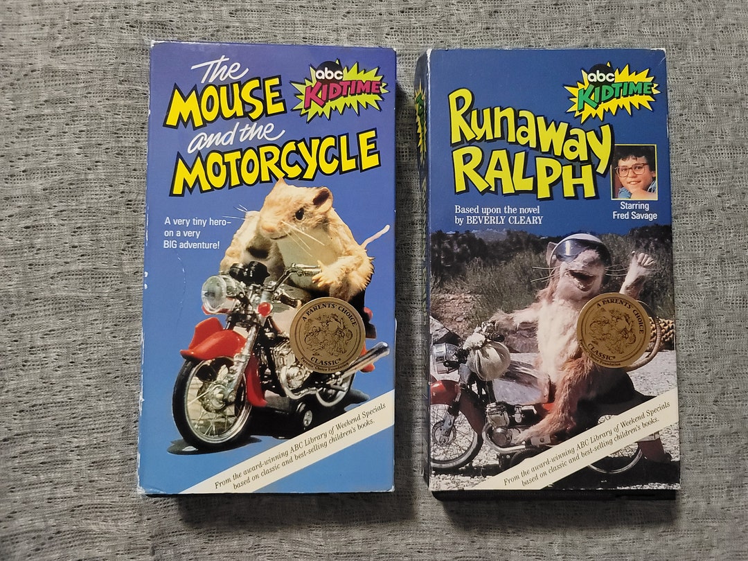 ABC Kidtime VHS Movies - Runaway Ralph - the Mouse and the Motorcycle ...