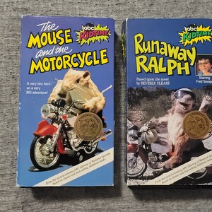 ABC Kidtime VHS Movies - Runaway Ralph - the Mouse and the Motorcycle ...