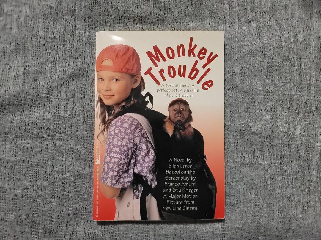 Monkey Trouble - Movie Novelization - Ellen Leroe - Etsy