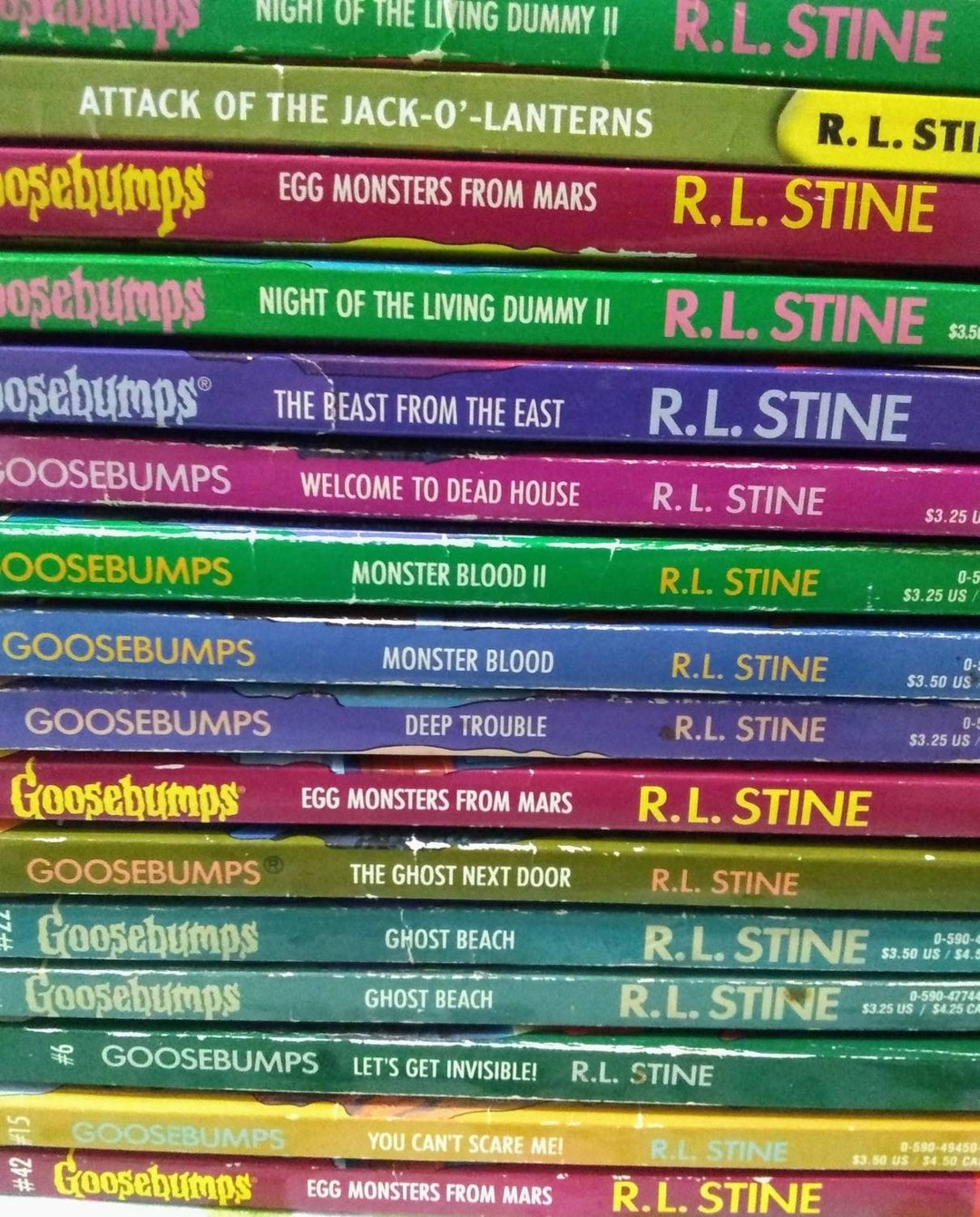 Goosebumps R.L. Stine Books - Etsy