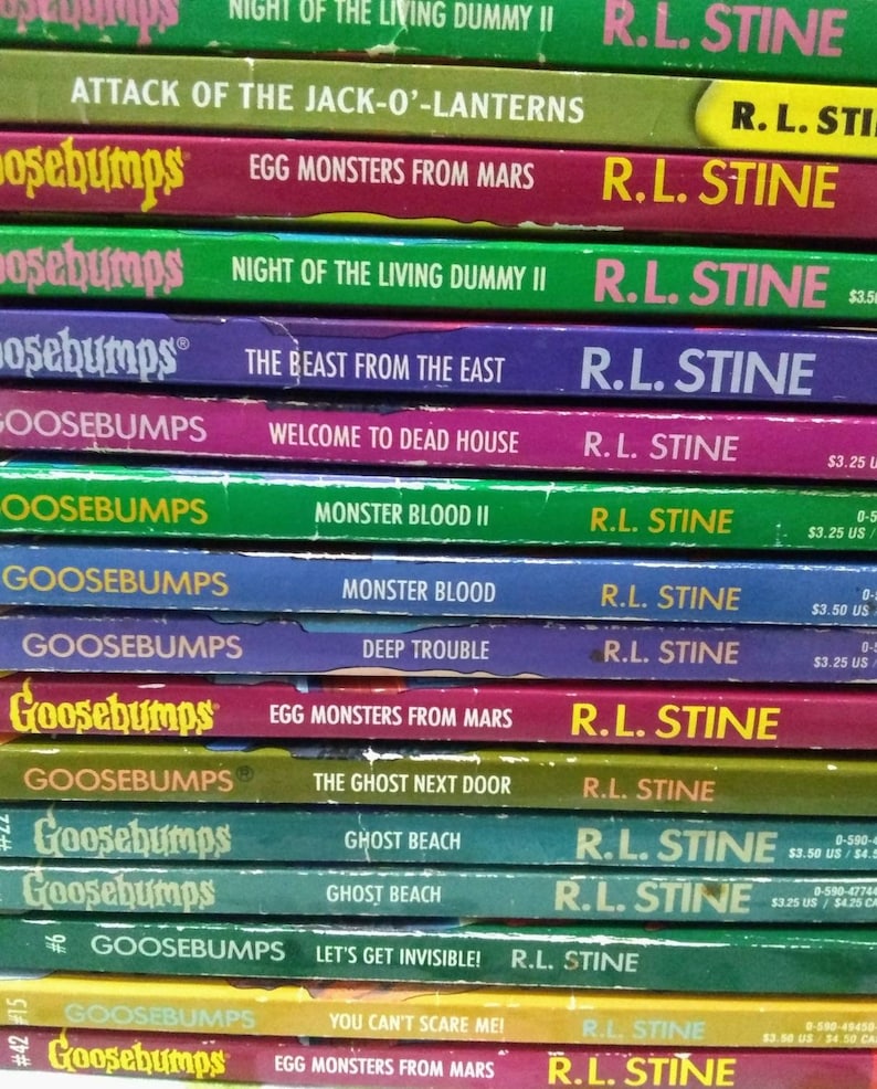 Goosebumps R.L. Stine Books | Etsy