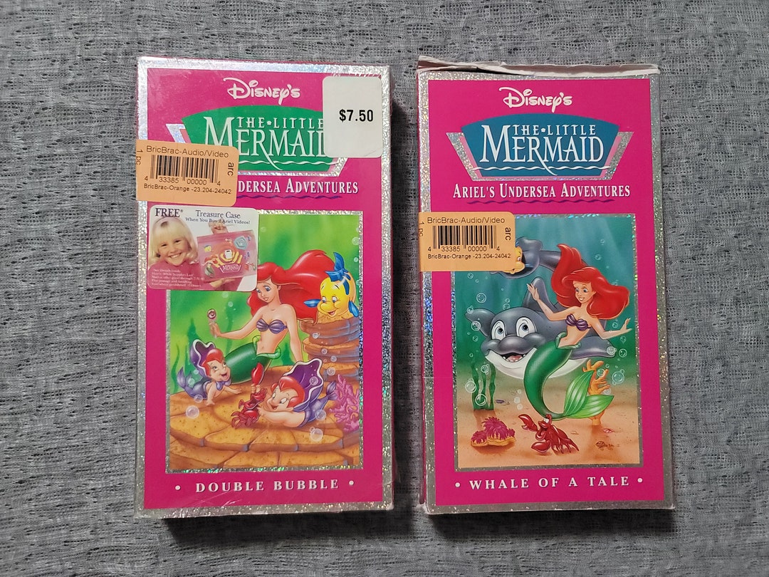 Disney's the Little Mermaid - Ariel's Undersea Adventures VHS Tapes - Etsy