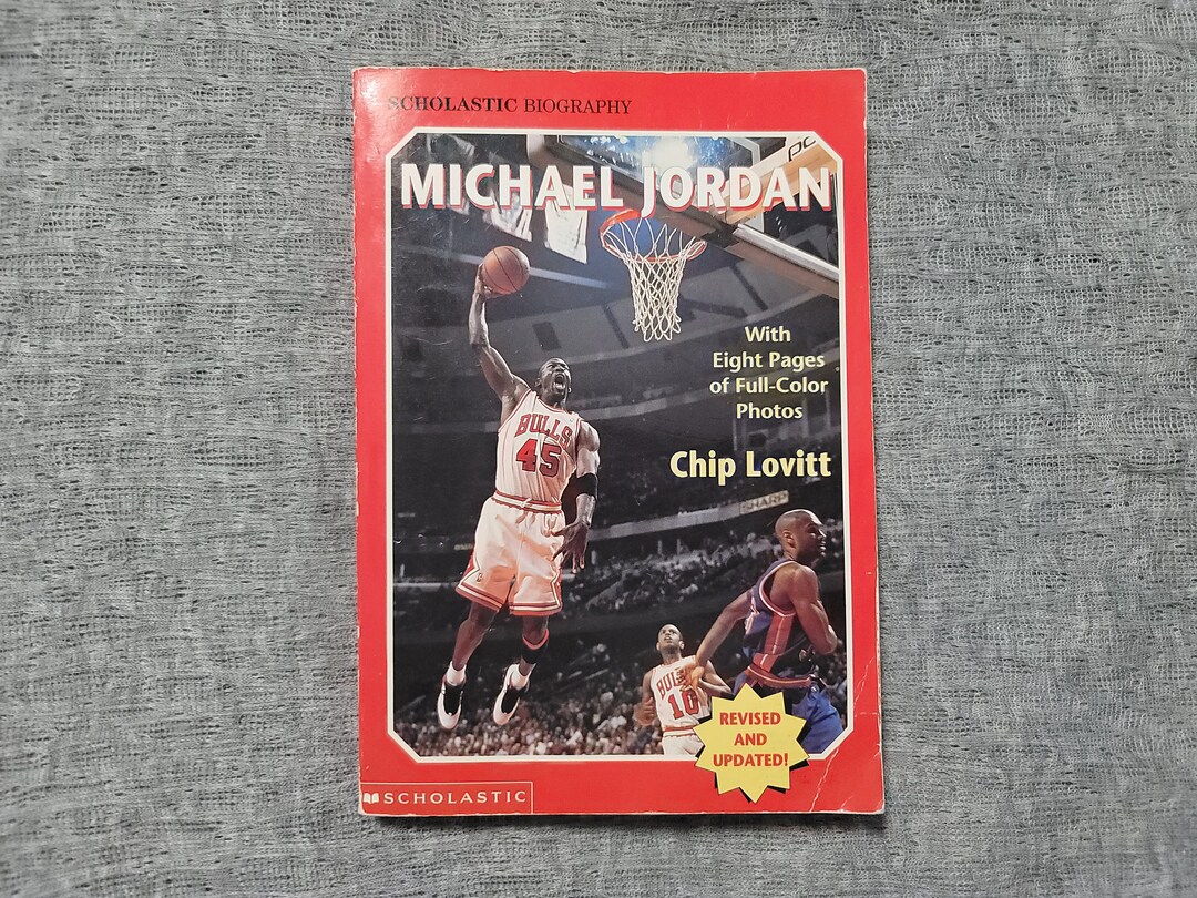 Michael Jordan Scholastic Biography - Chip Lovitt - Etsy