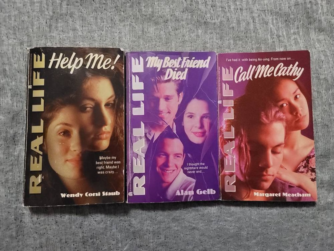 Real Life Book Series - Help Me, My Best Friend Died, Call Me Cathy - Etsy