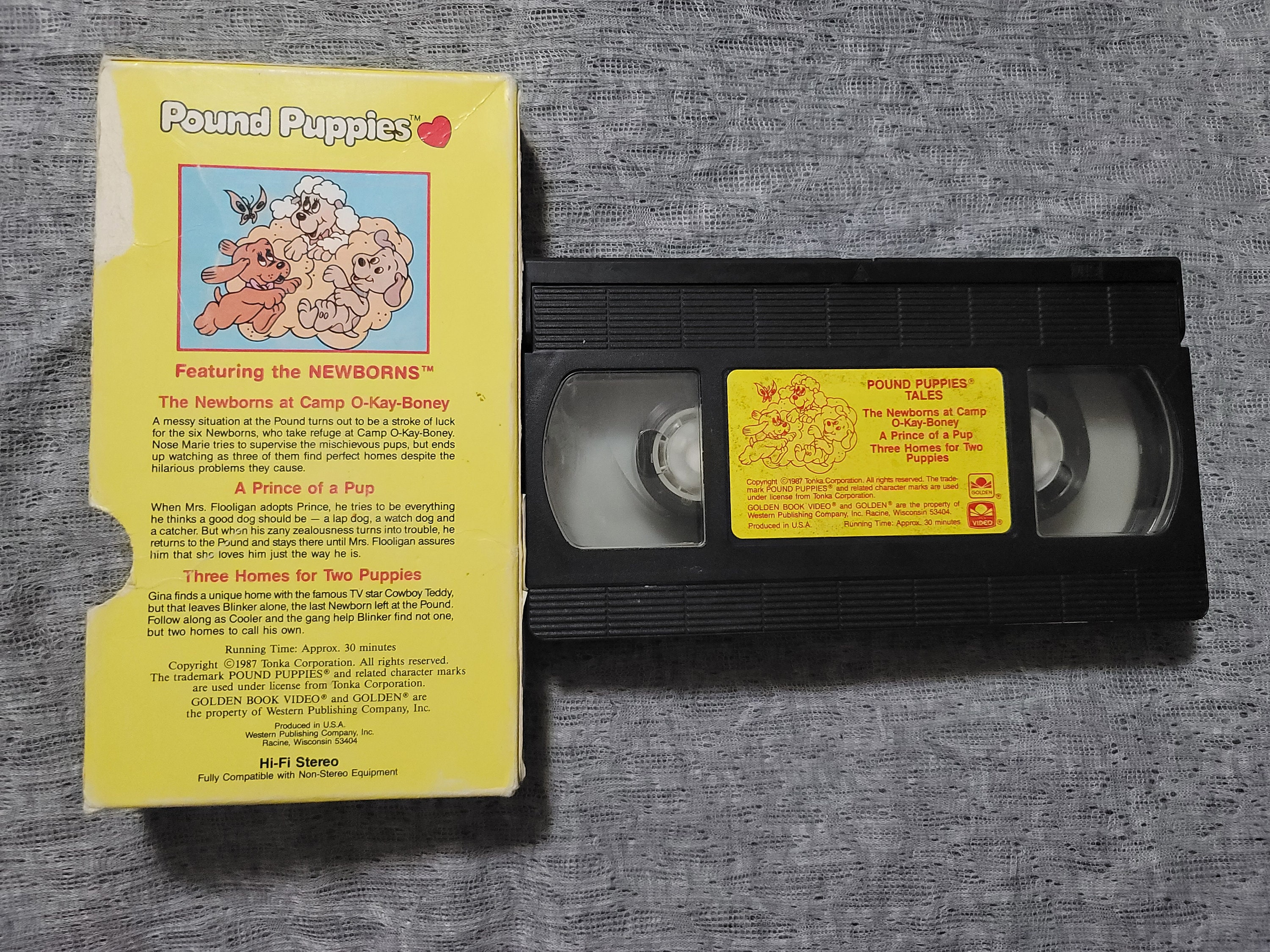 Pound Puppies VHS Featuring the Newborns 1987 - Etsy