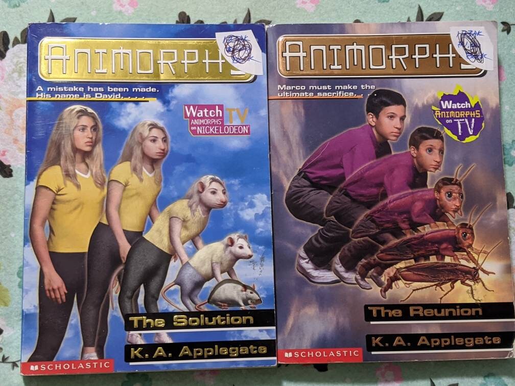 Animorphs Books 90s Nickelodeon K.A. Applegate You - Etsy