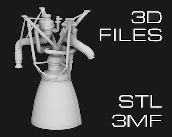 RS-25 Space Shuttle Main Engine | 3D Files Only - Etsy
