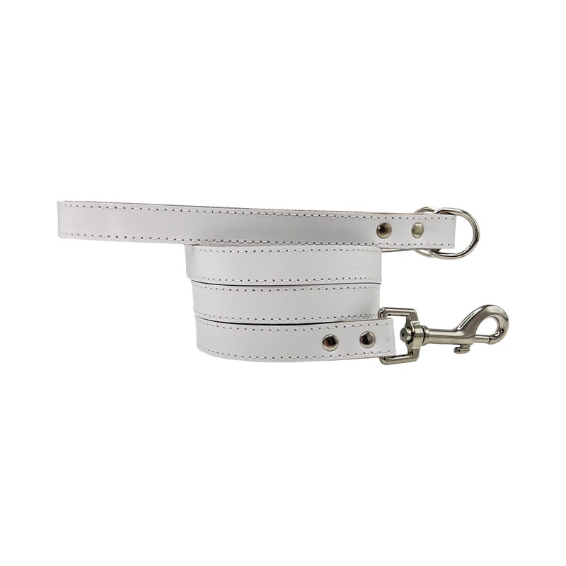 White Leash - Etsy