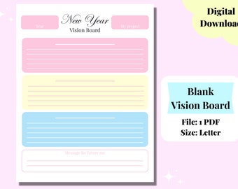 Vision Board Cute - Etsy