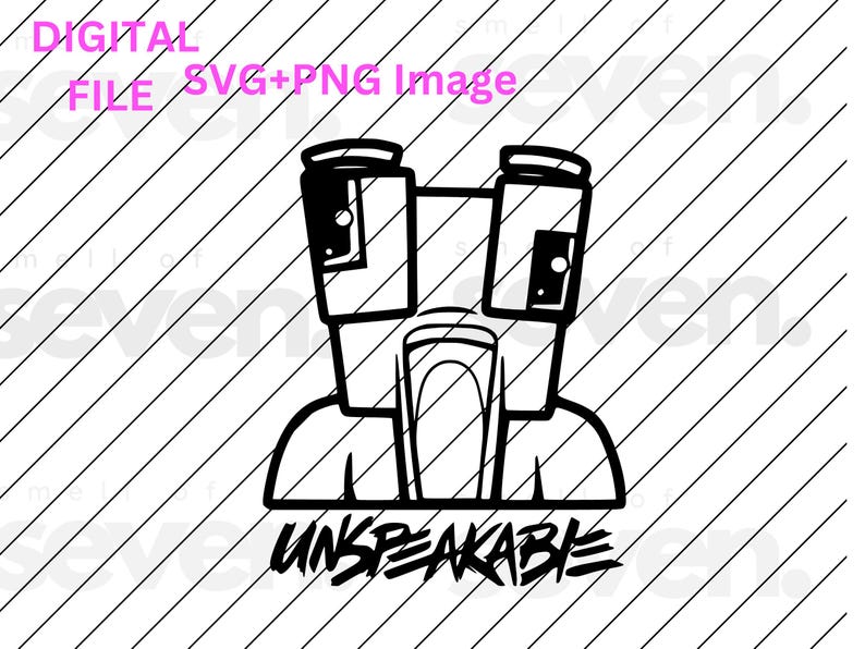 Unspeakable Logo SVG PNG Digital Download Youtube Merch T Shirt Decals ...