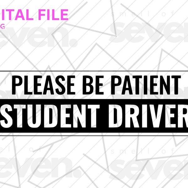 New Driver Svg - Etsy