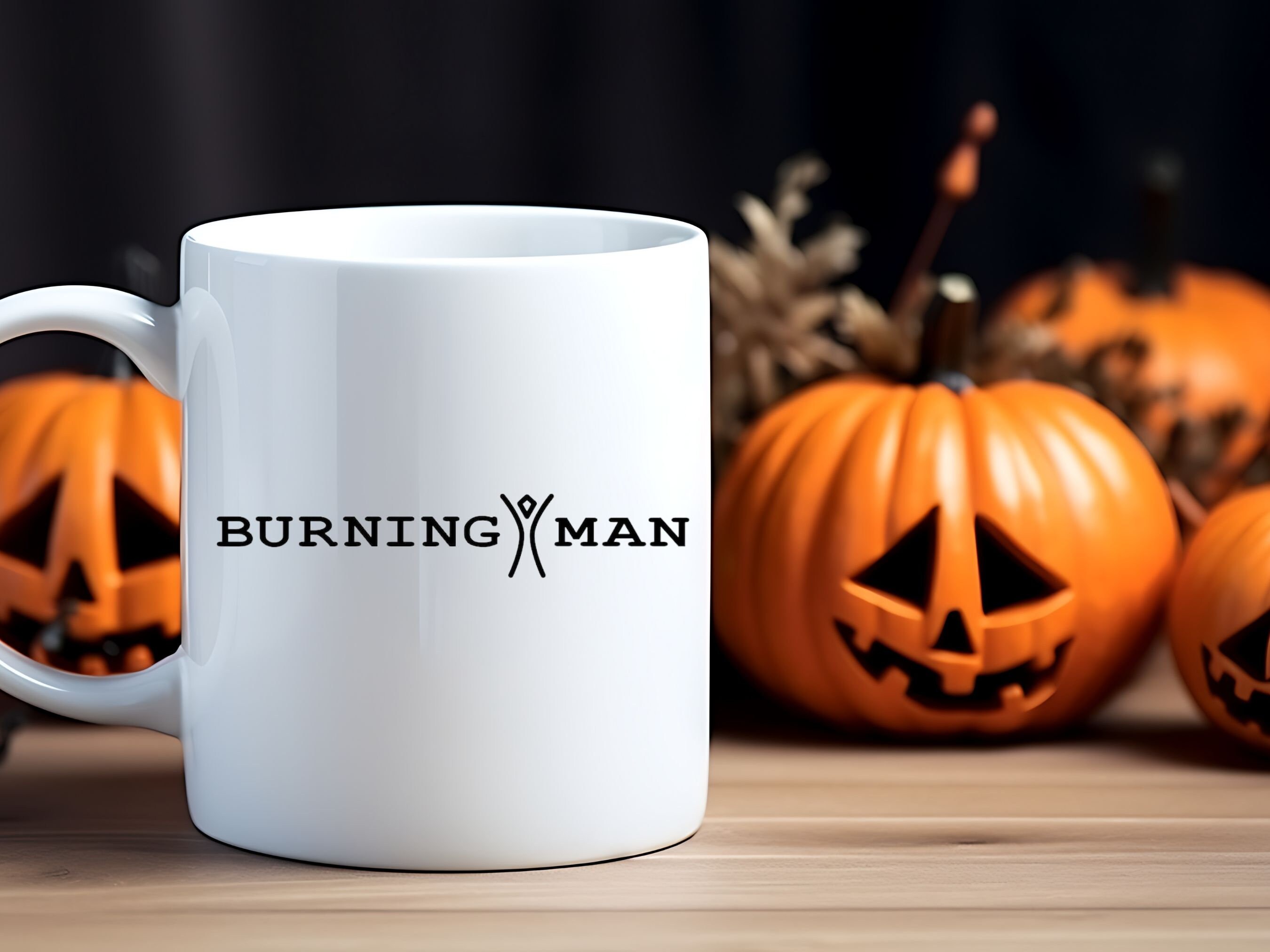 Burning Man Festival Logo Black Rock City Clipart SVG PNG Digital ...