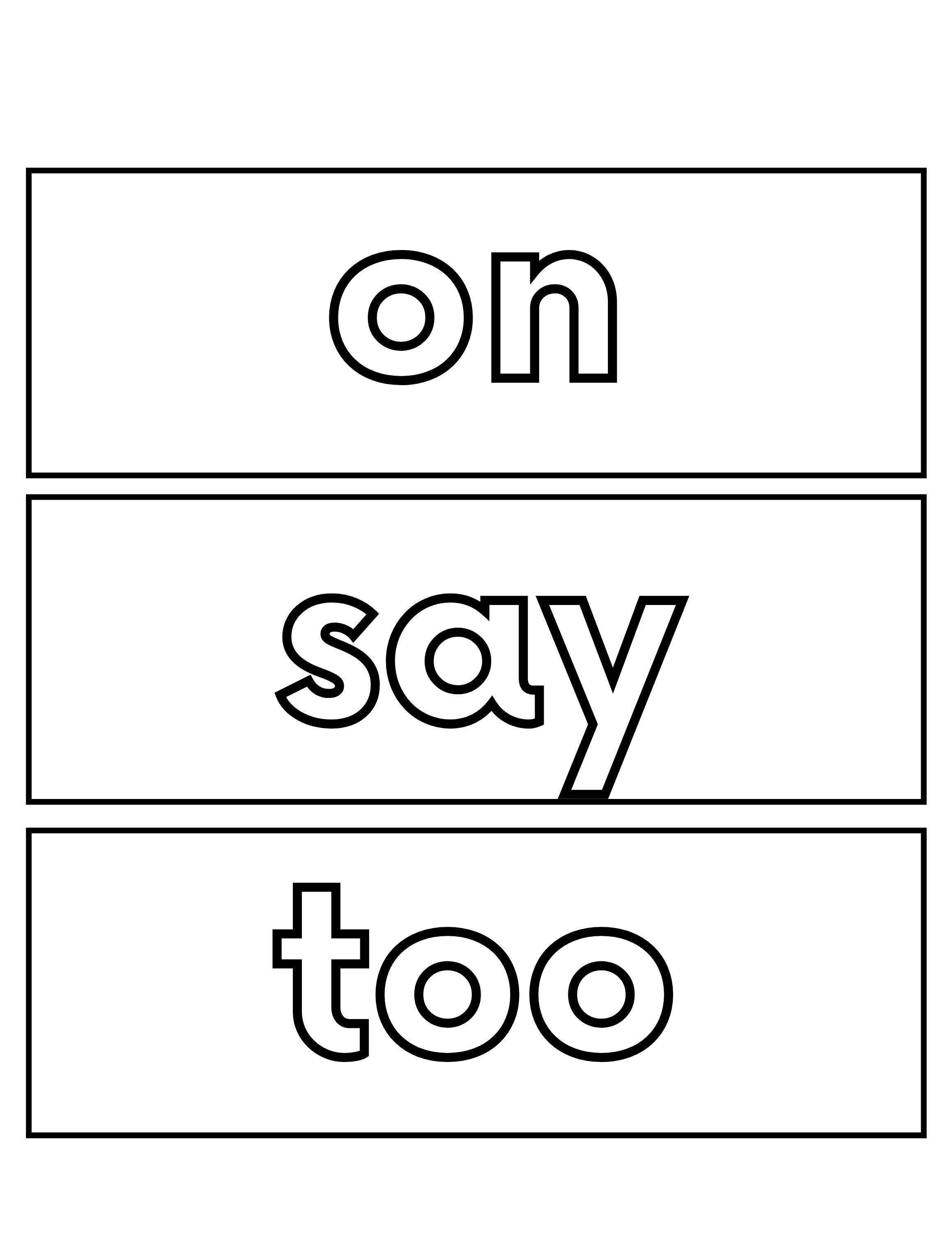 Sight Words Printable PDF | Kindergarten Worksheets & Pre-k Learning ...