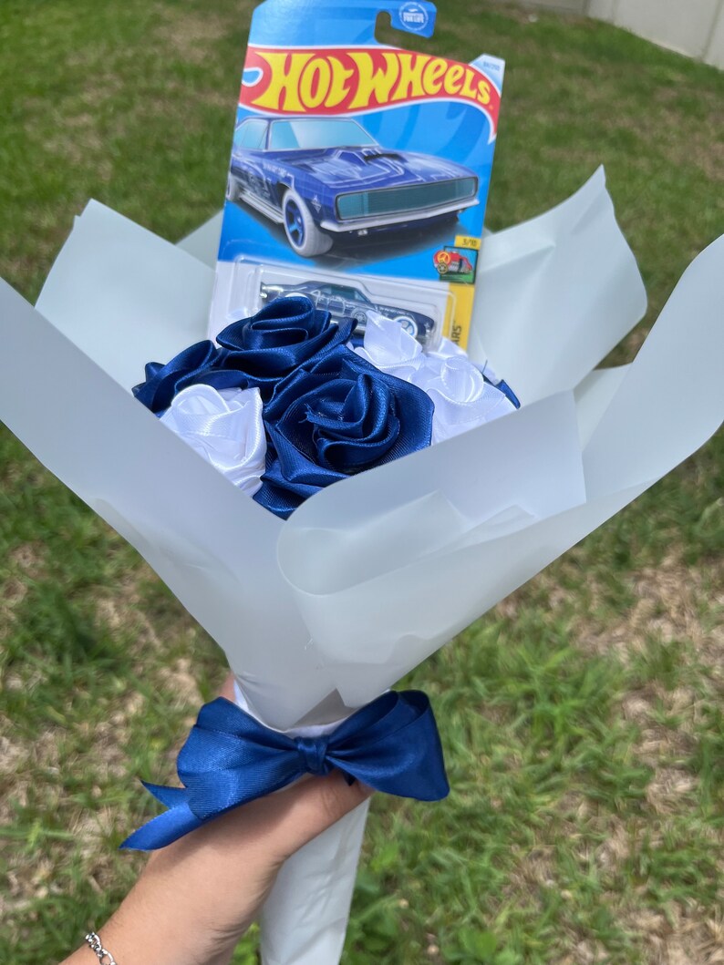 Hot Wheels Ribbon Rose Bouquet 67 Camaro 10 Count - Etsy