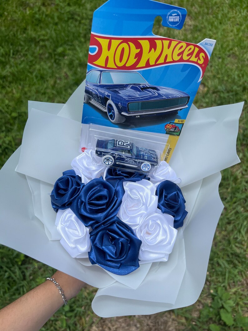 Hot Wheels Ribbon Rose Bouquet 67 Camaro 10 Count - Etsy