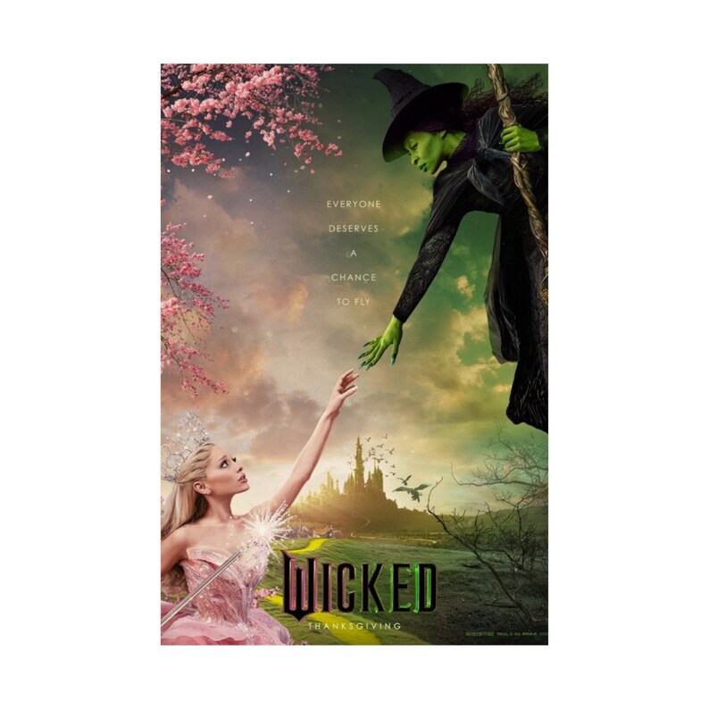 WICKED Movie, Film, Cynthia Erick, Ariana Grande Poster - Etsy
