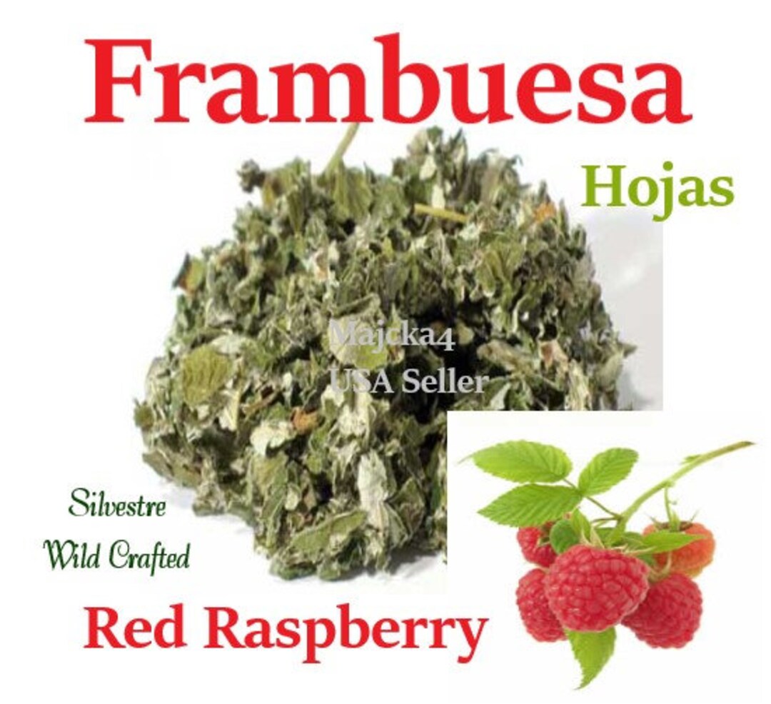 Frambuesa Hojas Te 4 Oz Raspberry Leaf Rubus Idaeus Tea Hierbas Loose ...