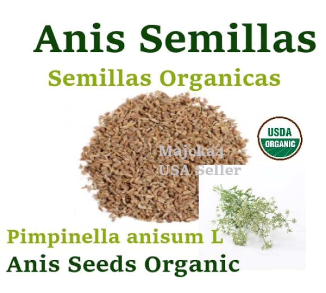 Anis Semilla SEMILLAS DE ANIS Organic Anise Seeds Herbal Hierbas Teas ...