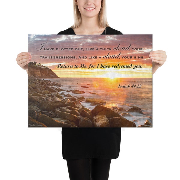 Bible Verse Canvas - Etsy