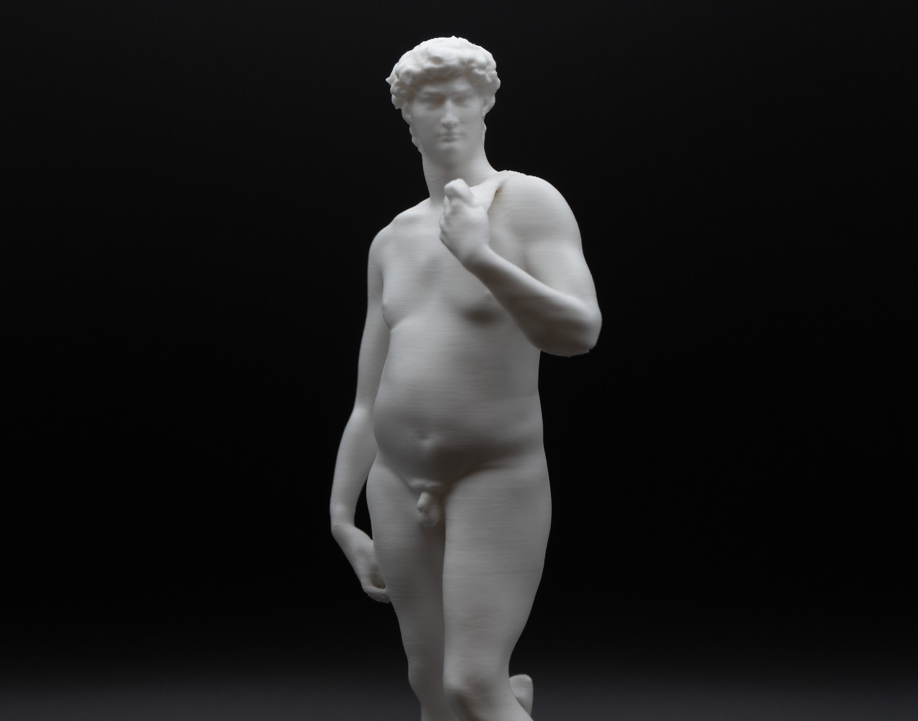 Dad Bod David - 3D Printed Sculpture - Etsy