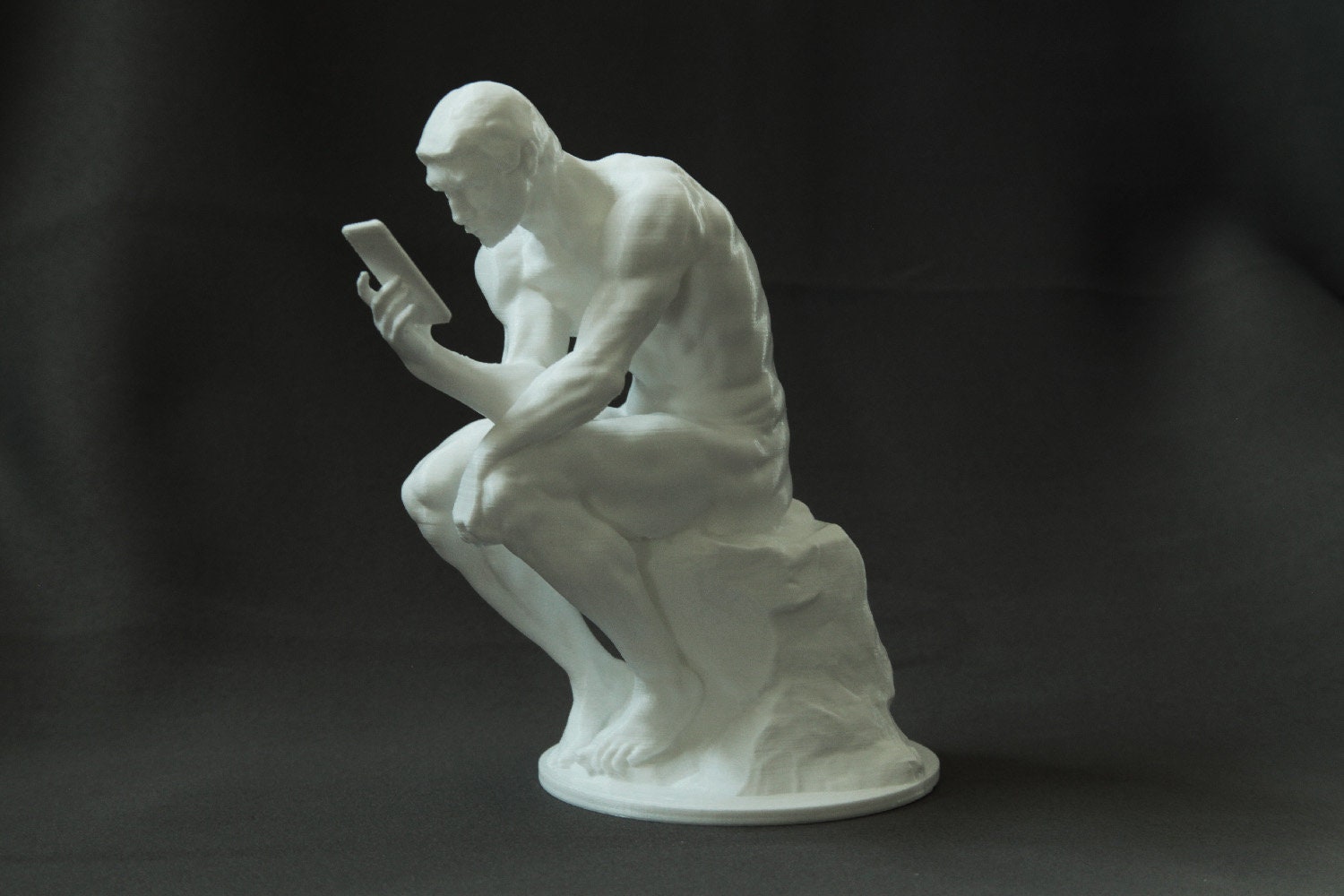 Rodin The Thinker Parody