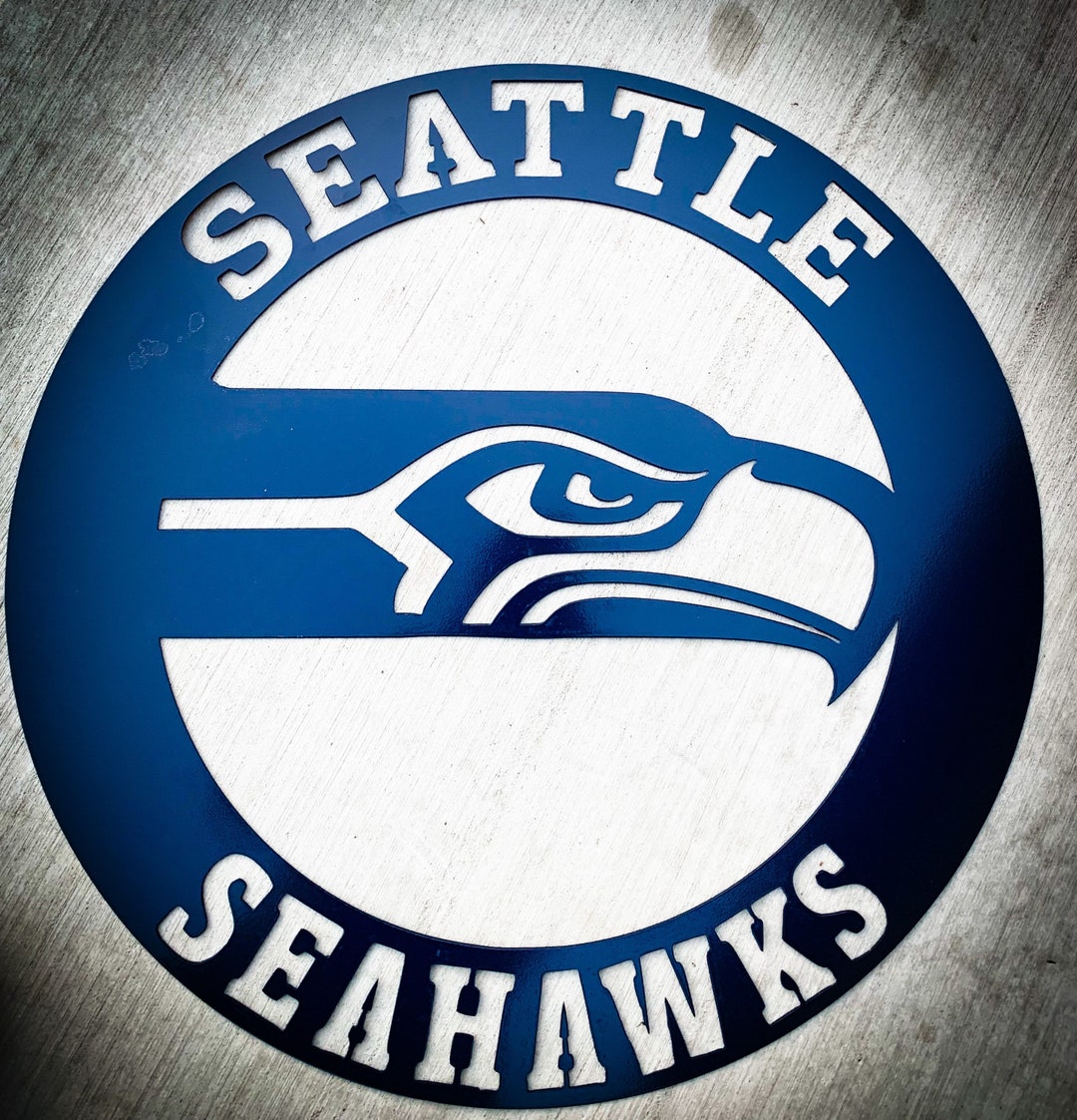 Seattle Seahawks Football Metal Sign - Etsy
