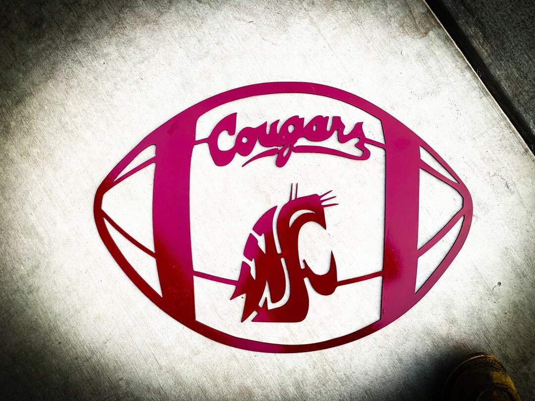 WSU Cougars Metal Sign - Etsy