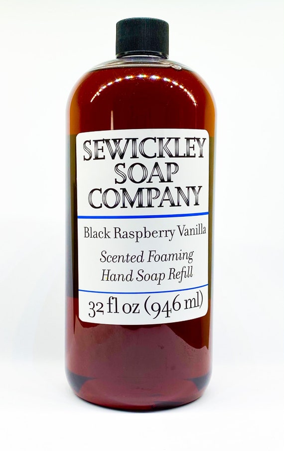 Black Raspberry Vanilla Scented Foaming Hand Soap 32oz Refill - Etsy