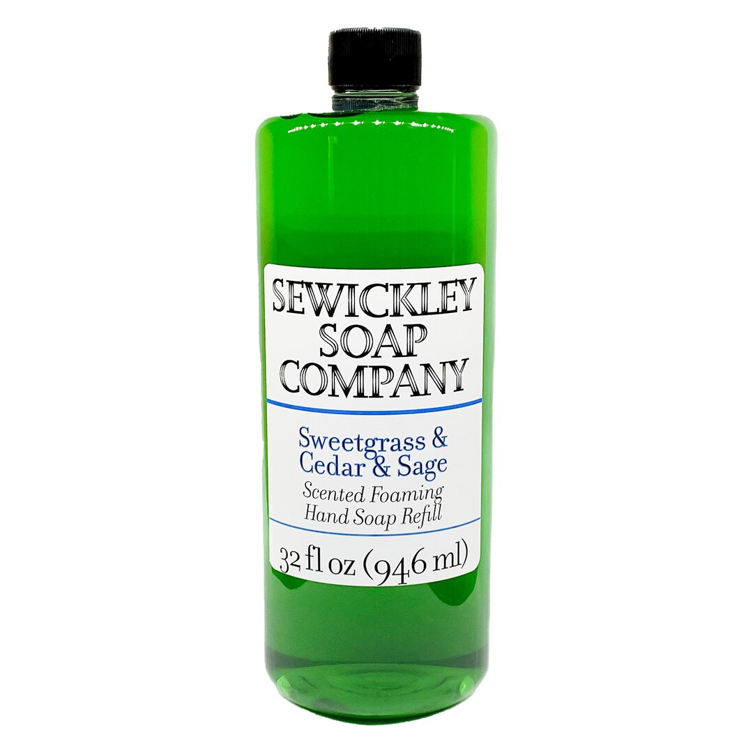 Sweetgrass, Cedar, & Sage Scented Foaming Hand Soap 32oz Refill - Etsy