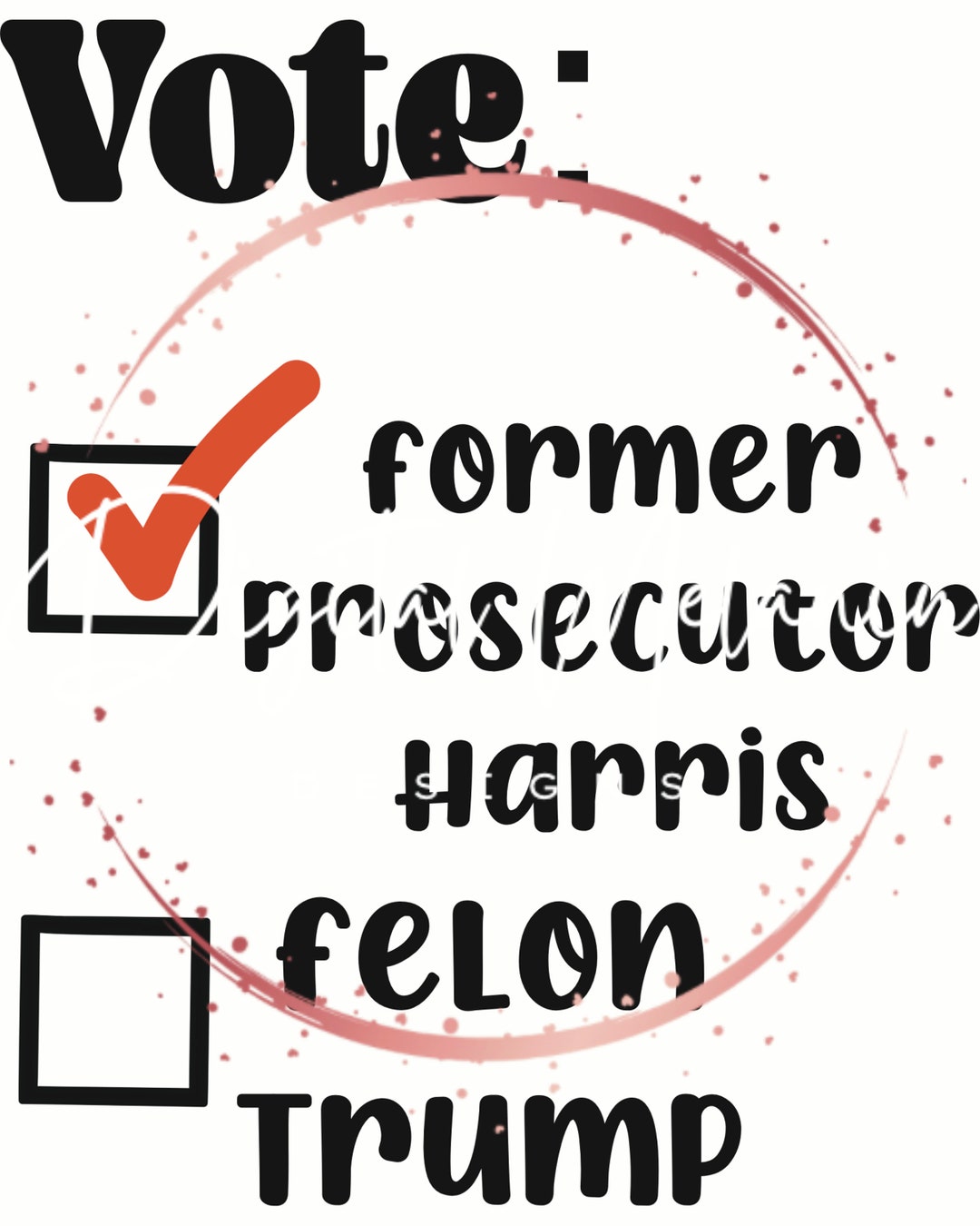 Vote Prosecutor Versus Felon SVG PNG - Etsy