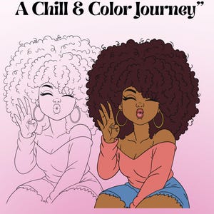 Melanin Moments Coloring Pages, Self Care Coloring Pages for Women ...